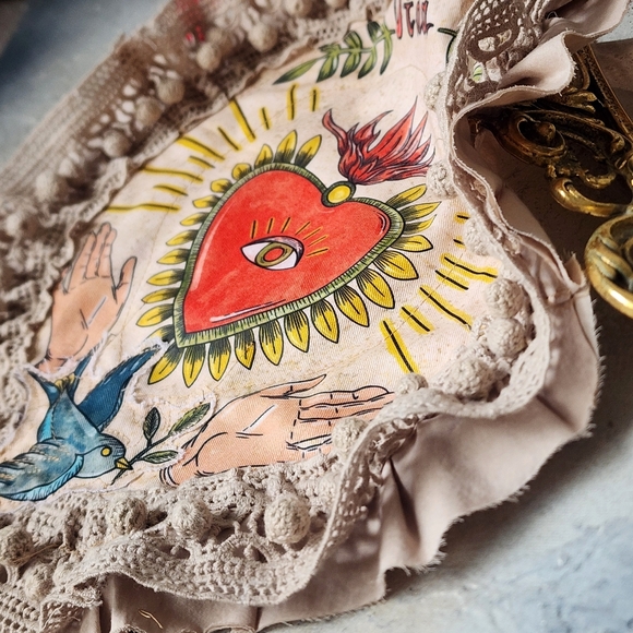 Ivana Ruzzo | Accessories | Anique Jabot Designer Upcycled Couture ...